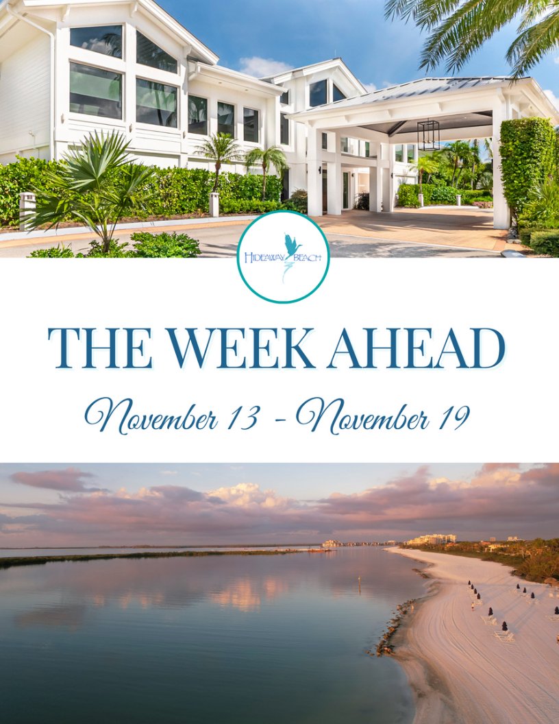 The Week Ahead at Hideaway: November 13 - November 19 by Hideaway Beach ...