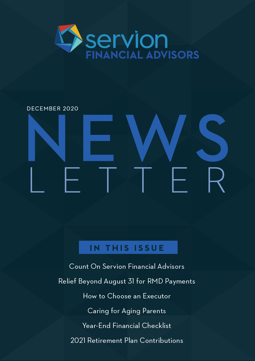 Servion Financial Advisors December 2020 Newsletter by Servion - Flipsnack