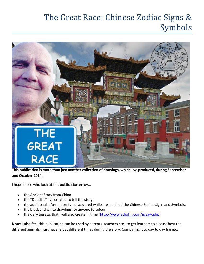 The Great Race: Chinese Zodiac Signs & Symbols by John Dalziel - Flipsnack