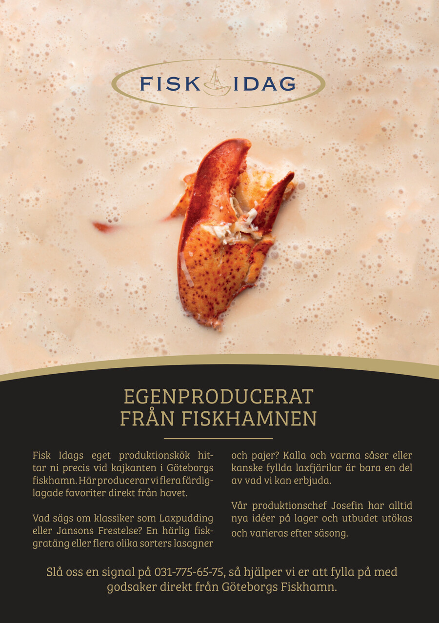 Egenproducerat från fiskhamnen - Fisk idag by fsgfoods - Flipsnack