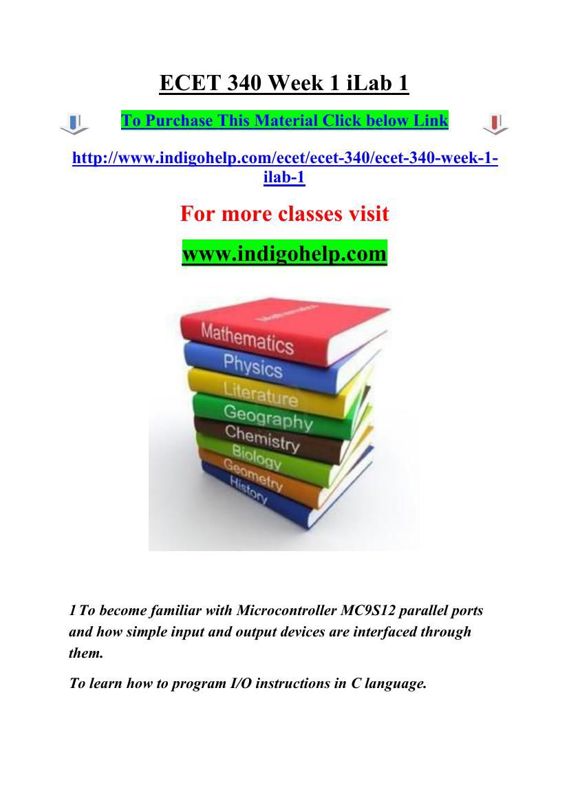ECET 340 Week 1 iLab 1 by nearthan - Flipsnack