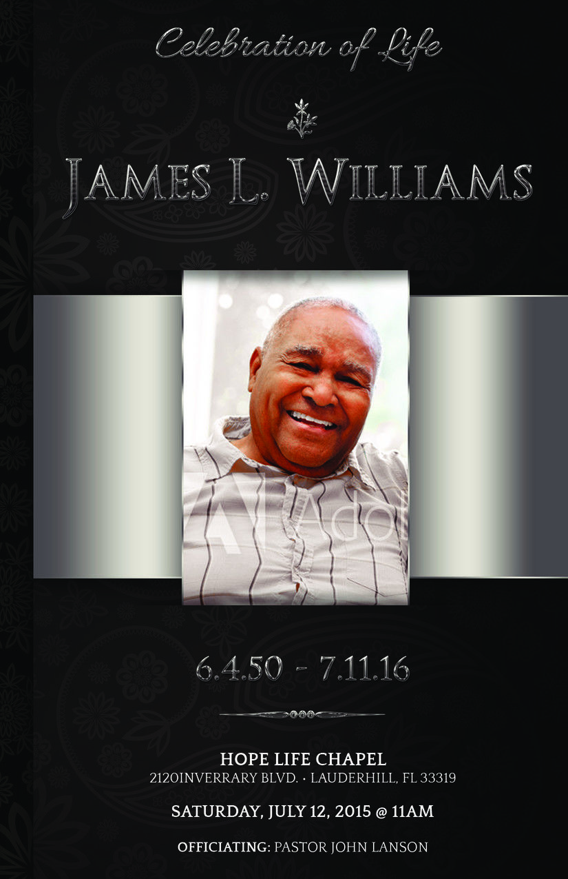 Black Dignity Funeral Program Template by Michael Taylor - Flipsnack