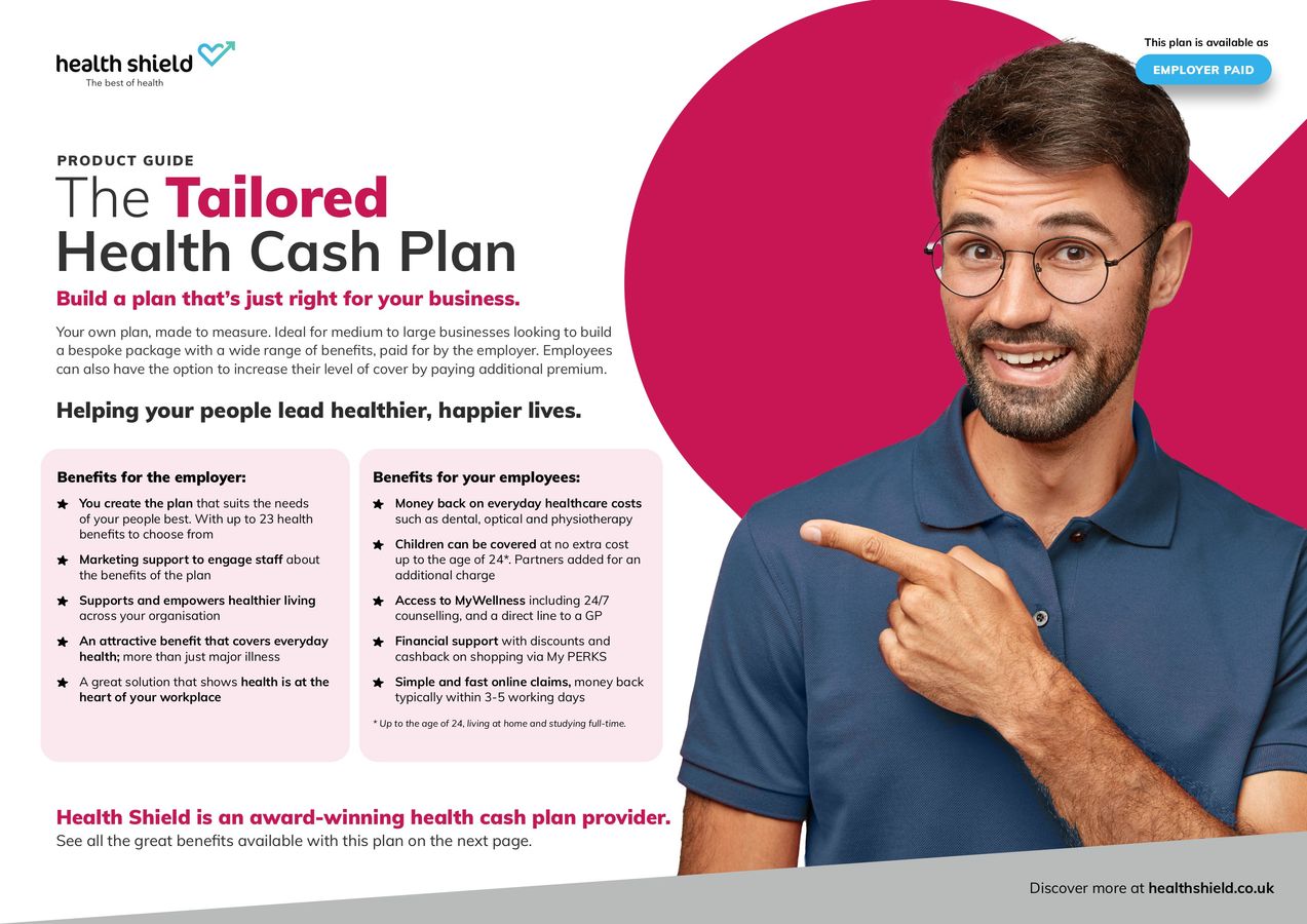 Tailored Cash Plan Product Guide by Health Shield - Flipsnack