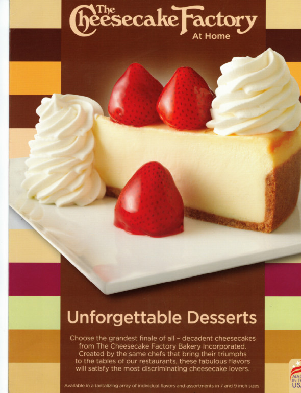 The Cheesecake Factory At Home Brochure by Sage Marketing - Flipsnack