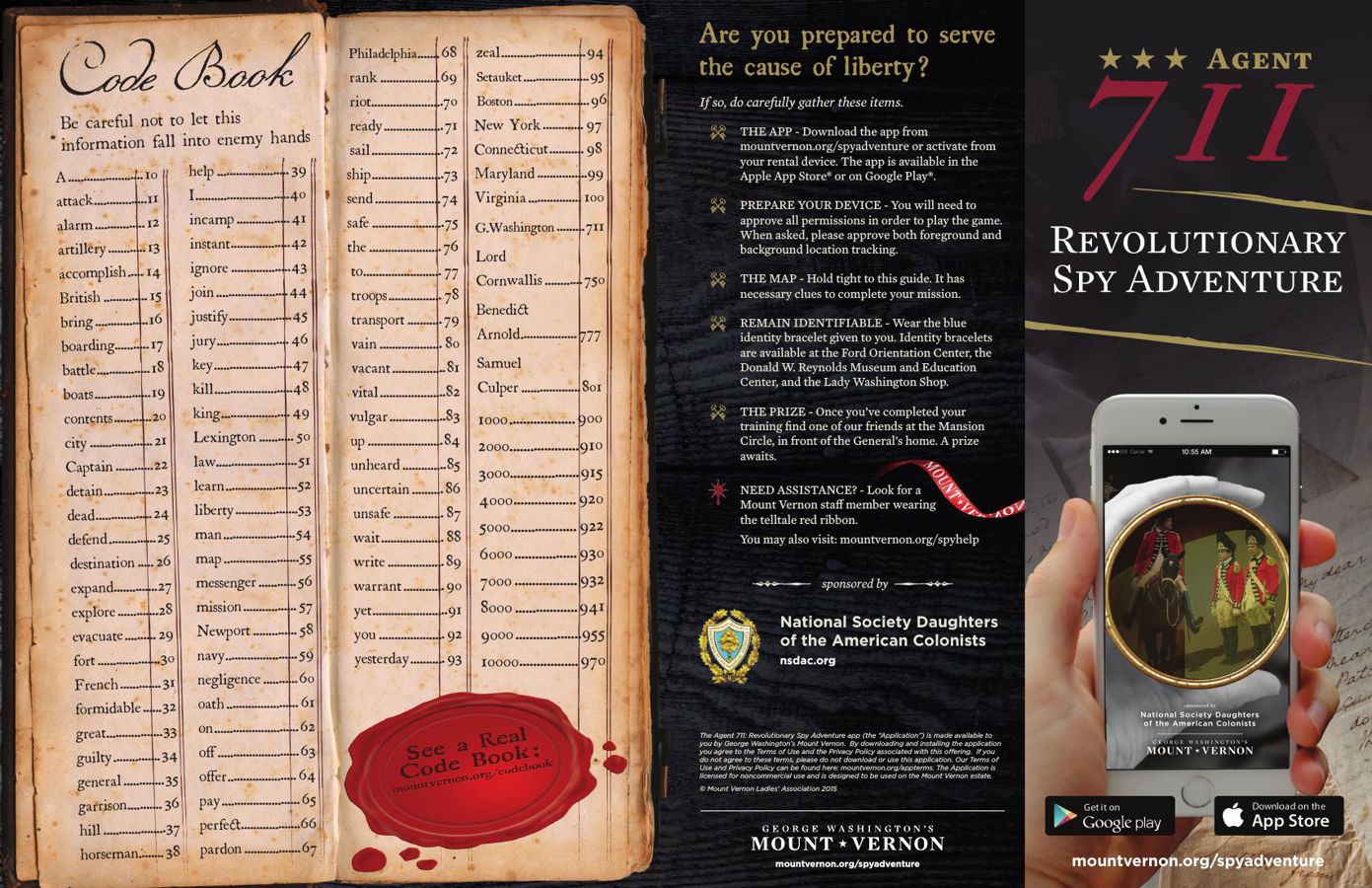 Spy Adventure Brochure by Mount Vernon - Flipsnack