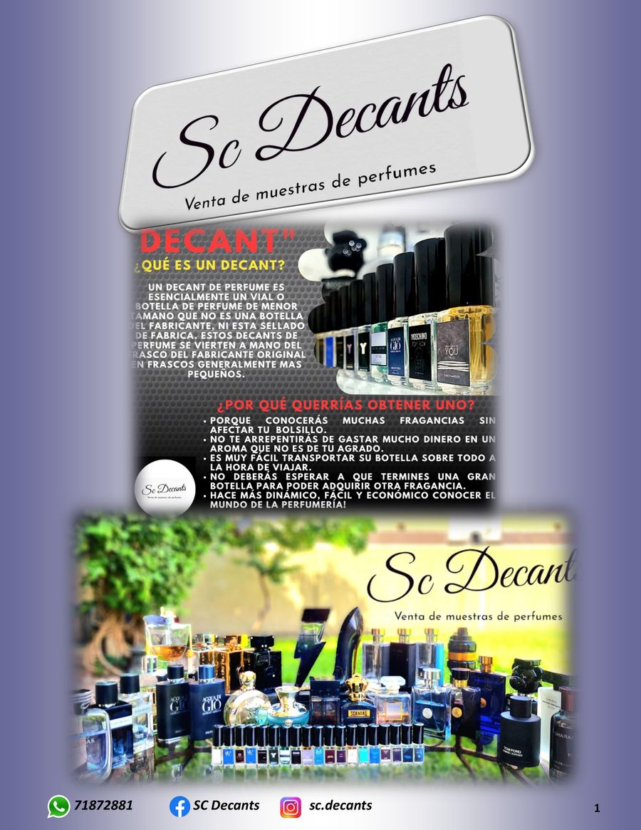 CATALOGO SC DECANTS - solo 4-10ml y 20ml by Samuel - Flipsnack