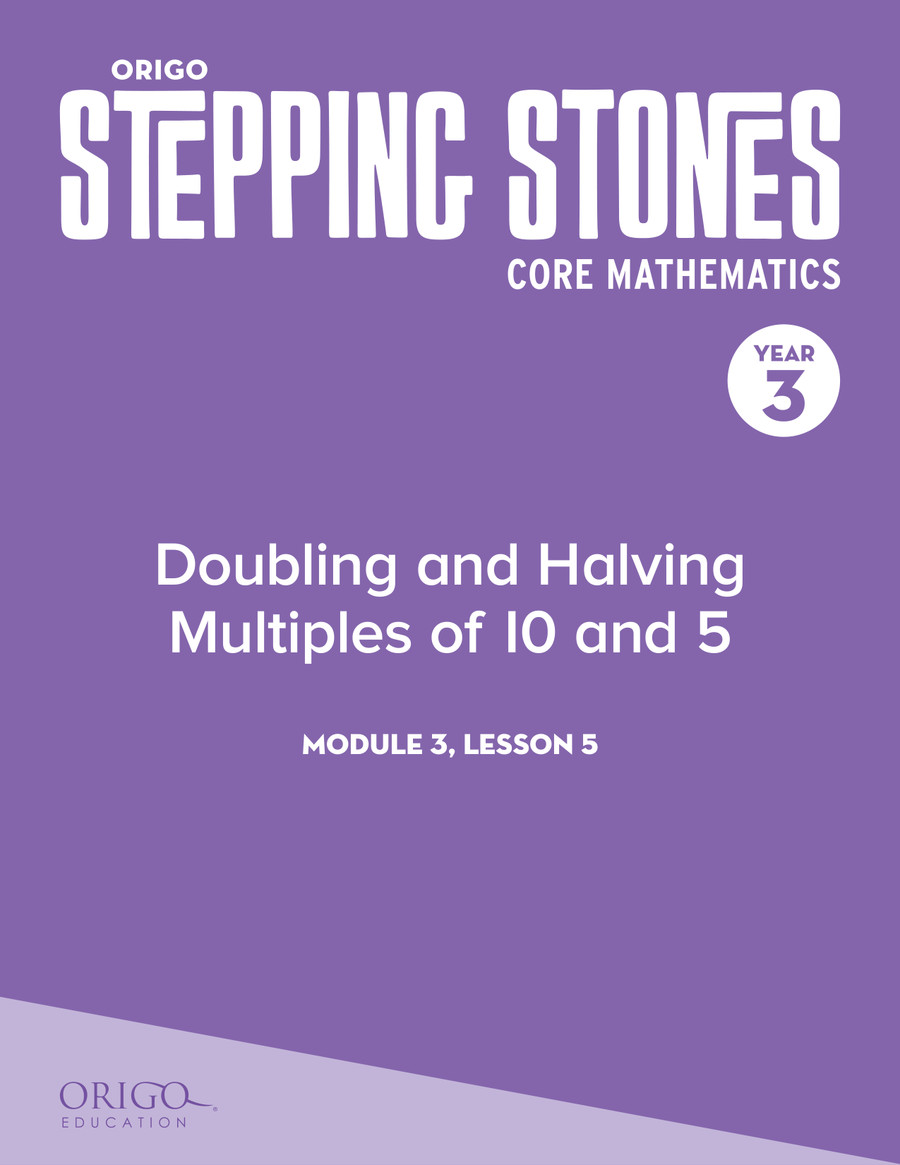 Stepping Stones - Doubling-and-Halving-Multiples-of-10-and-5 by ORIGO ...