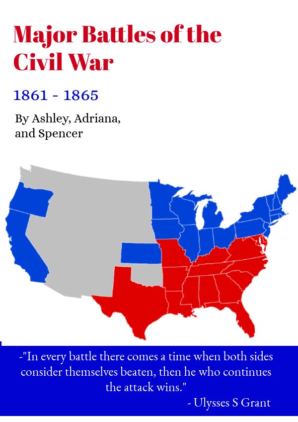 Major Battles of the Civil War by Adriana,... - Flipsnack