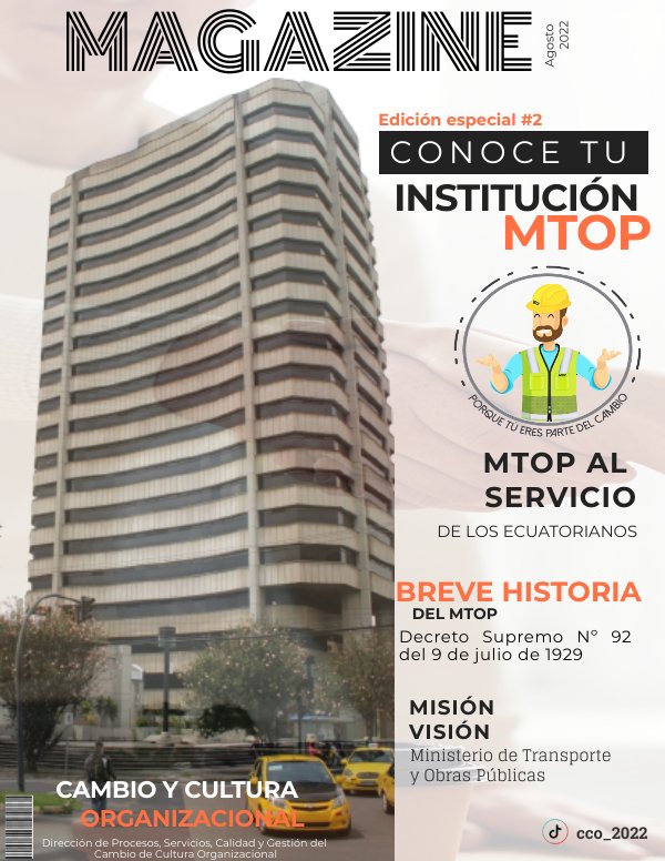 Conoce tu institución Mtop by Cambio y Cultura - Flipsnack