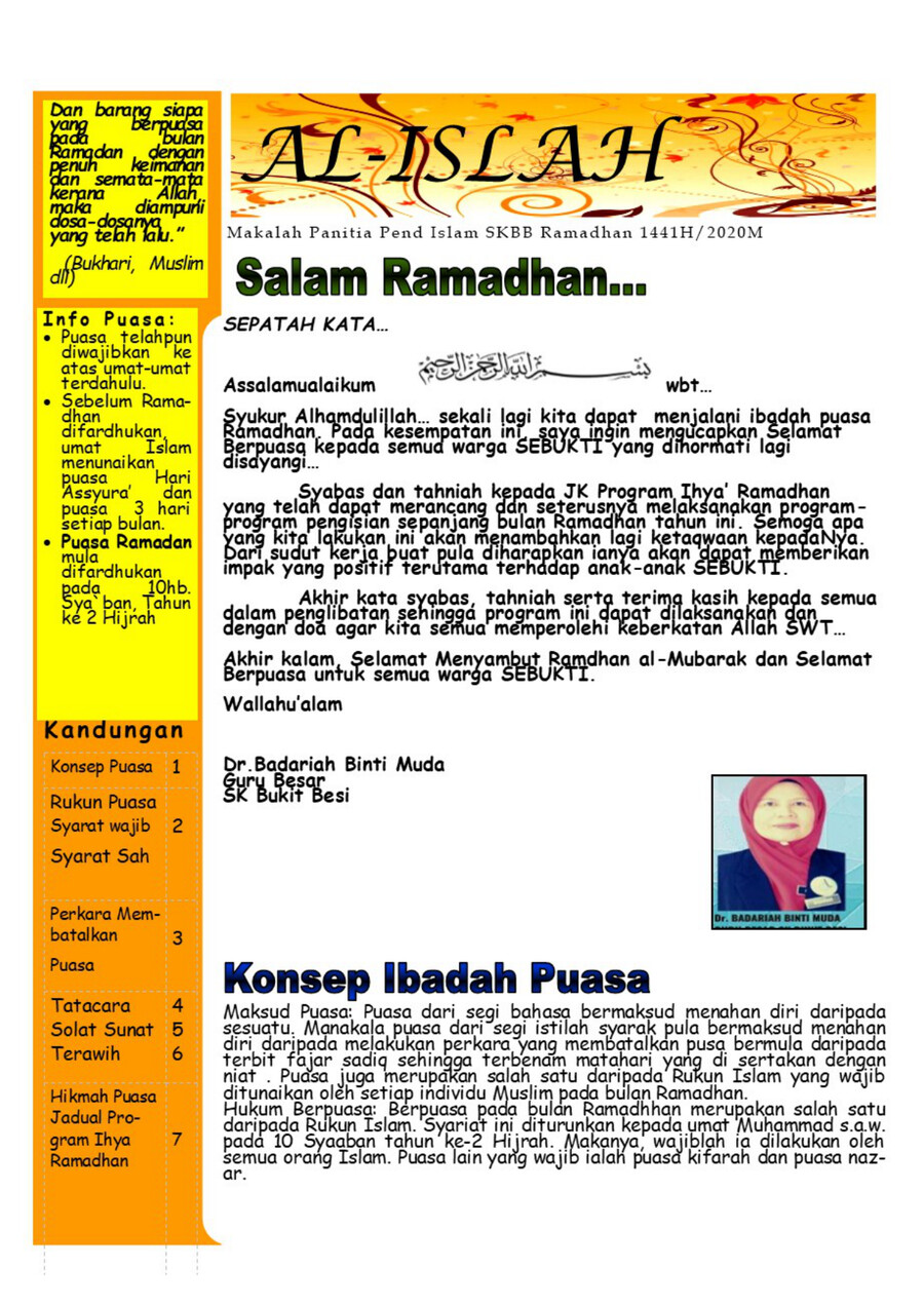 AL-ISLAH 2020 by Nurr Ma - Flipsnack