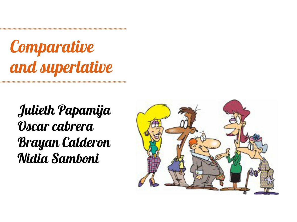 Comparative and superlative by... - Flipsnack