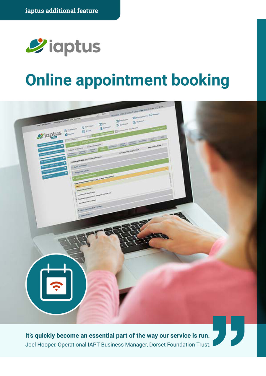 iaptus Online Appointment Booking Feature