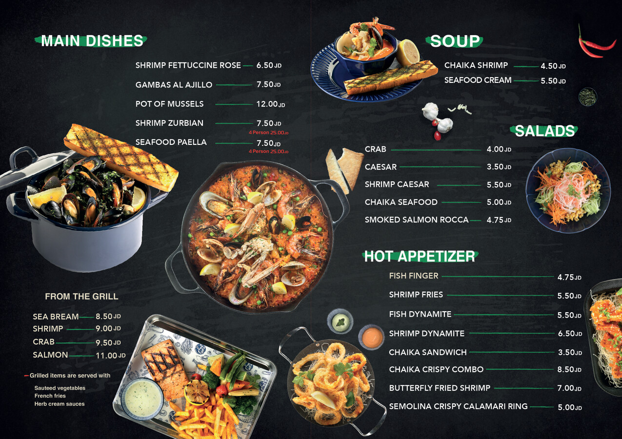 menu MAKA online chaika by Chapatti - Flipsnack