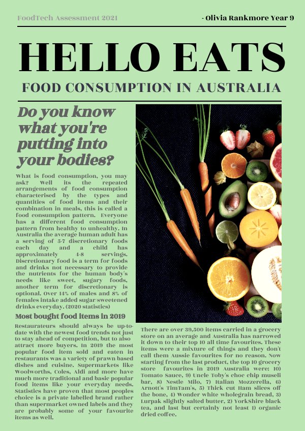Olivia FoodTech Assessment 2021 by Olivia Rankmore - Flipsnack