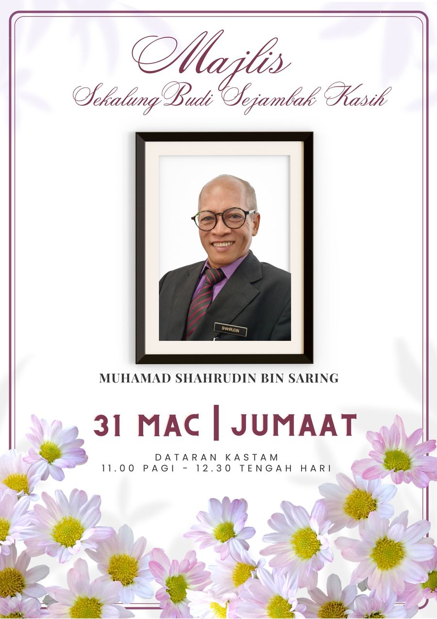 Buku Program Persaraan En. Shahrudin Bin Saring by Noor Syuryani Lokman ...