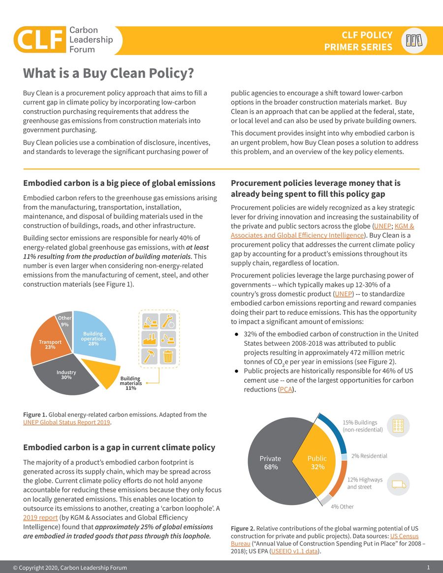 CLF-Policy-Primer-2-What-is-Buy-Clean by Carbon... - Flipsnack