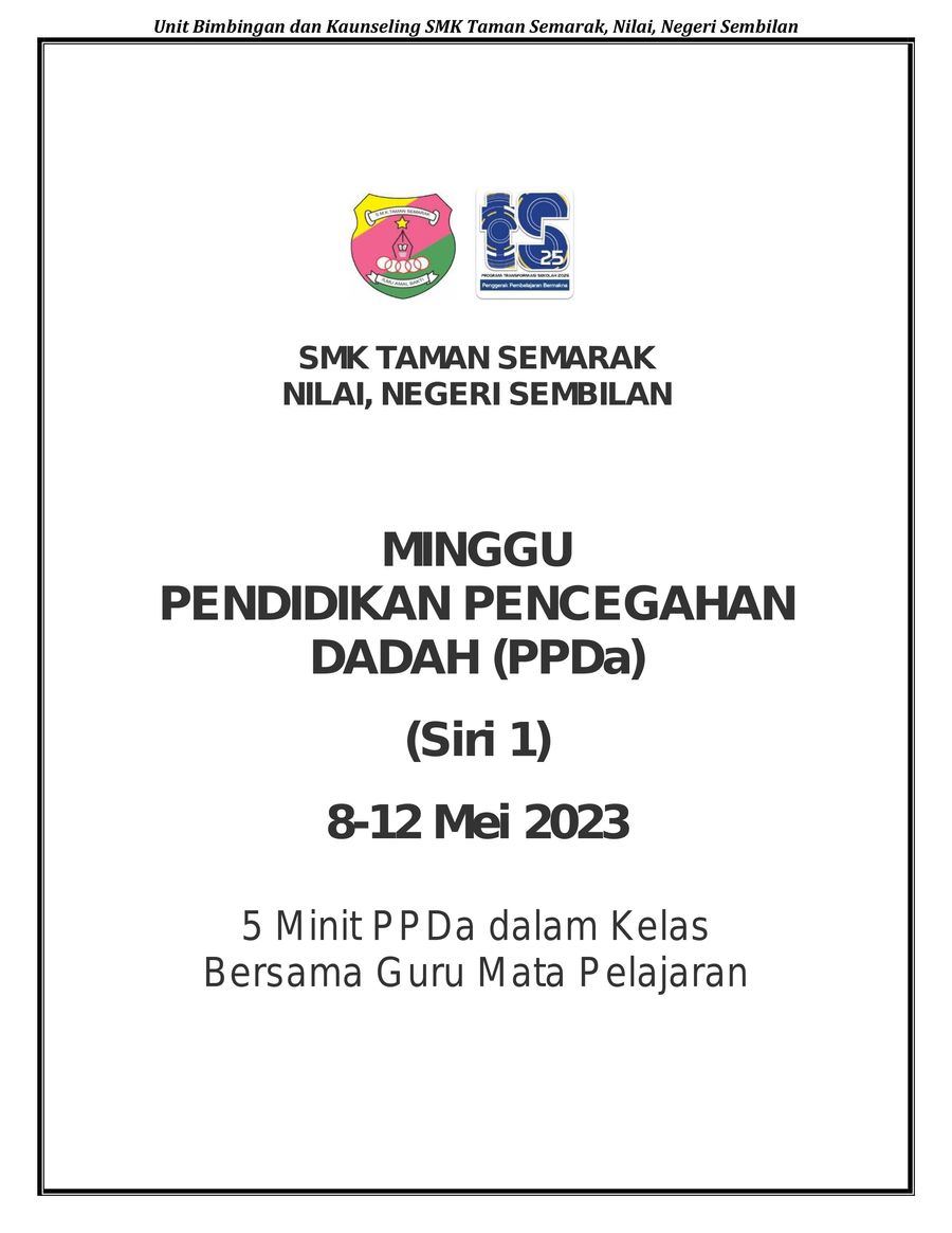 5 MINIT PPDa 2023 by Hafida Ishak - Flipsnack