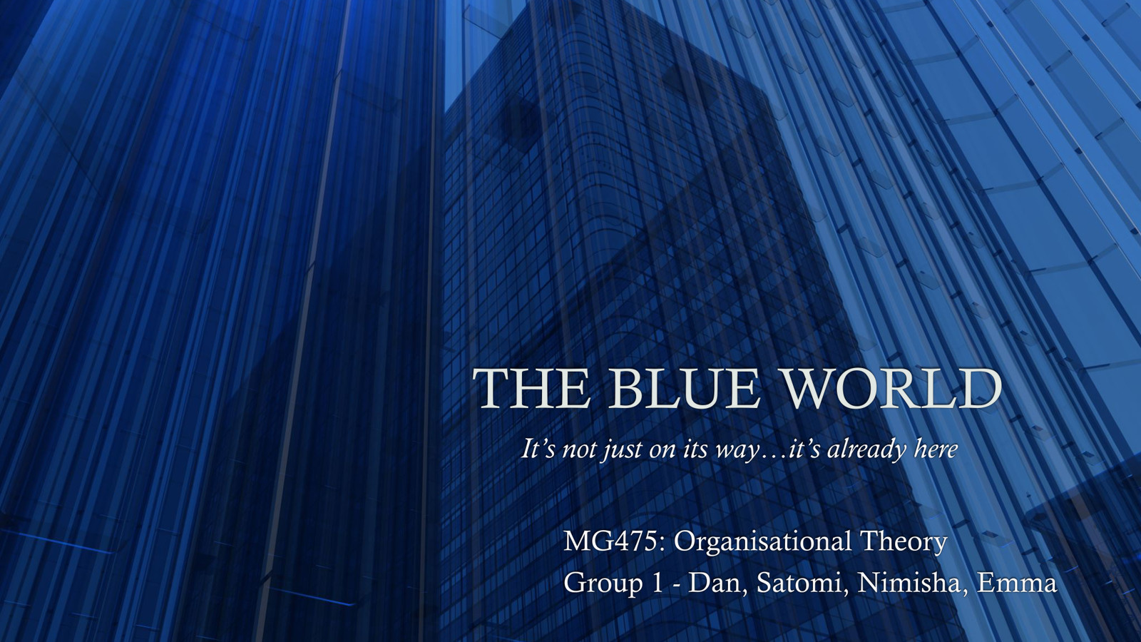 The Blue World - handout by Emma Willett - Flipsnack