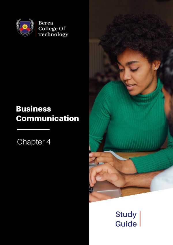 HC: Business Communication - Chapter 4 by E-Publishing
