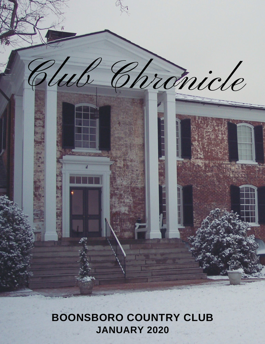 Boonsboro Country Club January Club Chronicle 2020 by Anna Velez ...