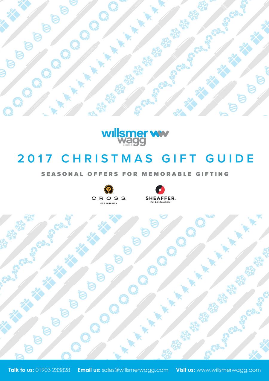 WW Cross Christmas Gift guide 2017 by Willsmer Wagg Ltd - Flipsnack