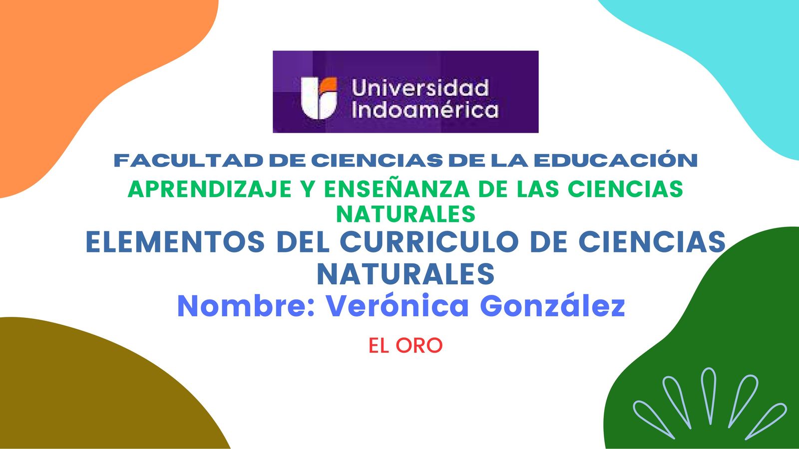 ELEMENTOS DEL CURRICULO DE CIENCIAS NATURALES by Verónica... - Flipsnack