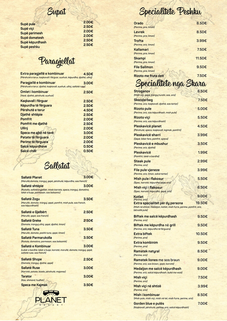 PLANET RESORT MENU by Puzzle Media TEAM - Flipsnack