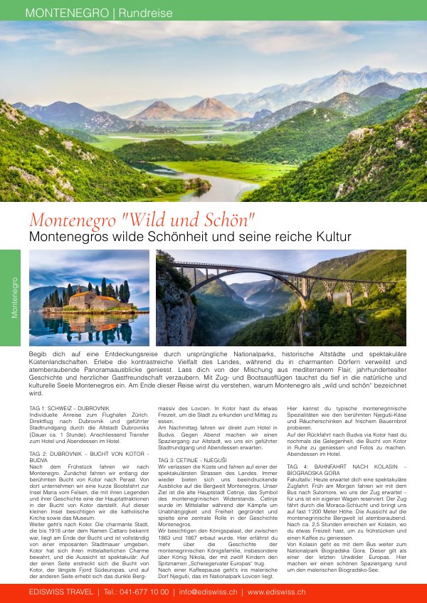 Montenegro "Wild und Schön" 2025 by Edib - Flipsnack
