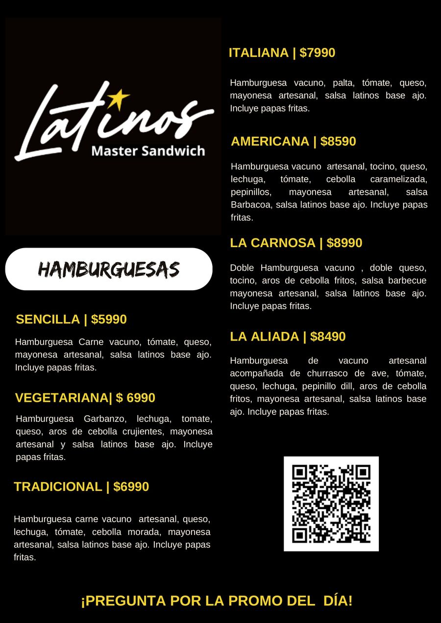 MENU LATINOS by LATINOS - Flipsnack