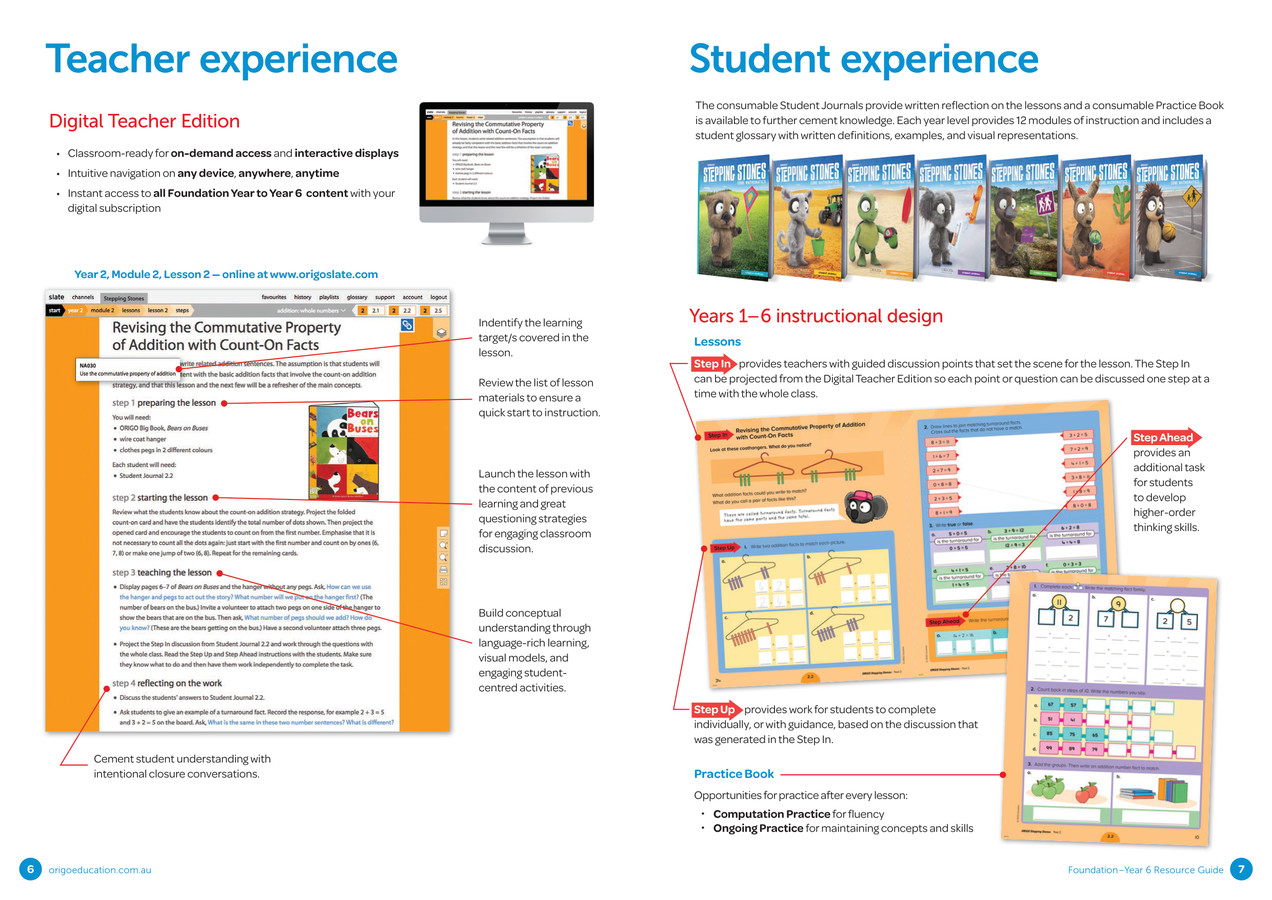 ORIGO Stepping Stones Student Books and Teacher Edition by ORIGO ...