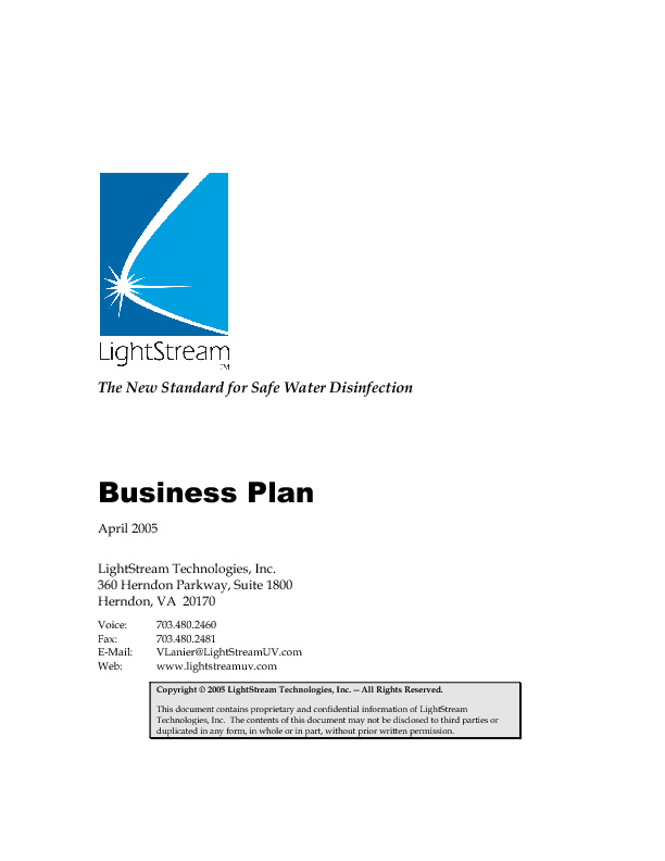 LightStream Business Plan by Akira Hirai - Flipsnack