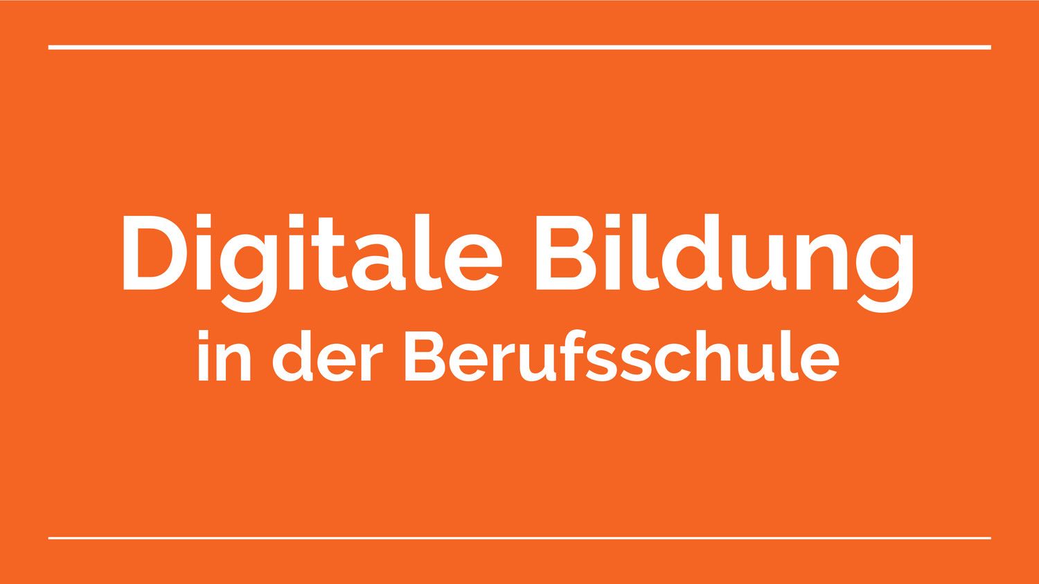 Digitale Bildung in der Berufsschule by Patrick Tober - Flipsnack