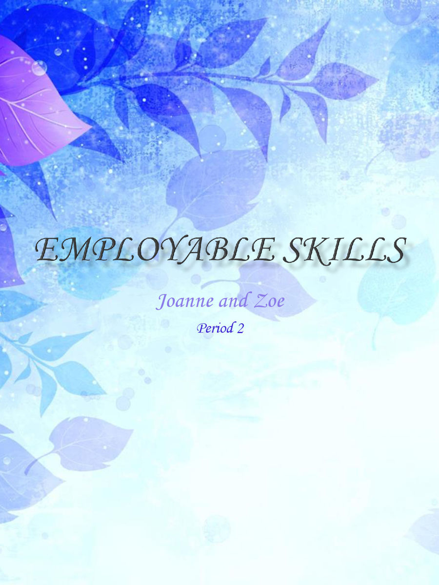 Joanne and Zoe Powerpoint by Zoe White - Flipsnack