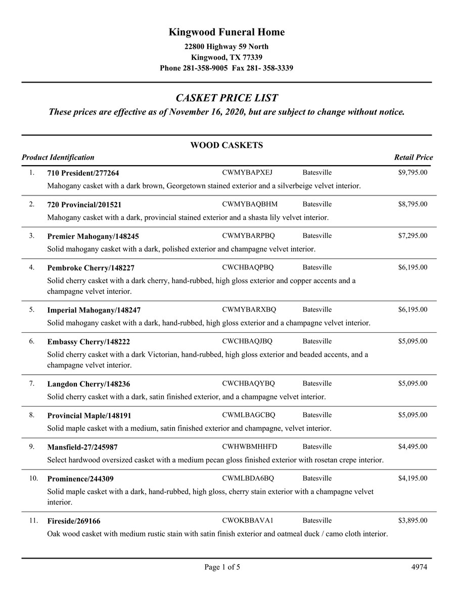 Caskets & Outer Burial Containers by - Flipsnack