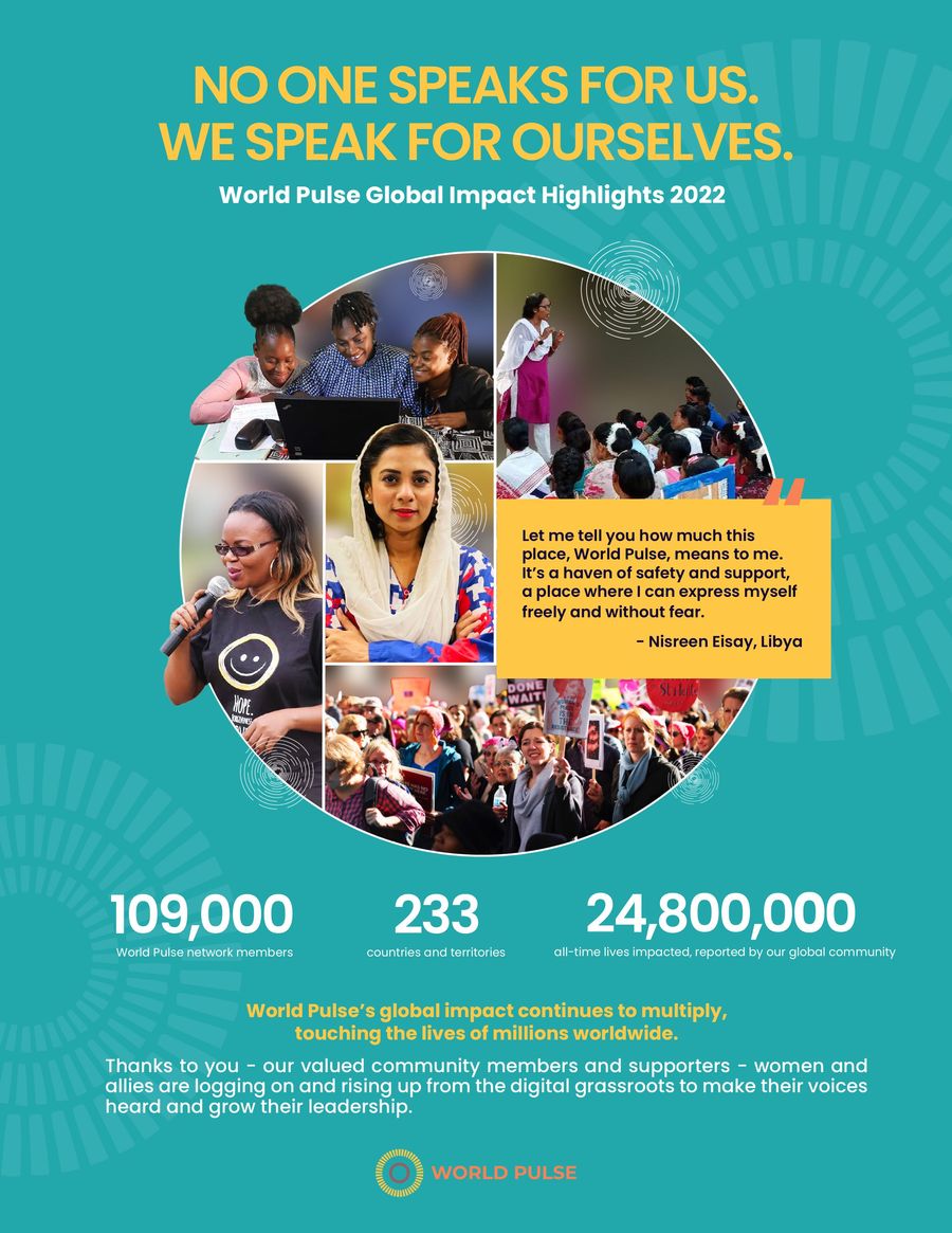2022 World Pulse Global Impact Highlights by World Pulse - Flipsnack