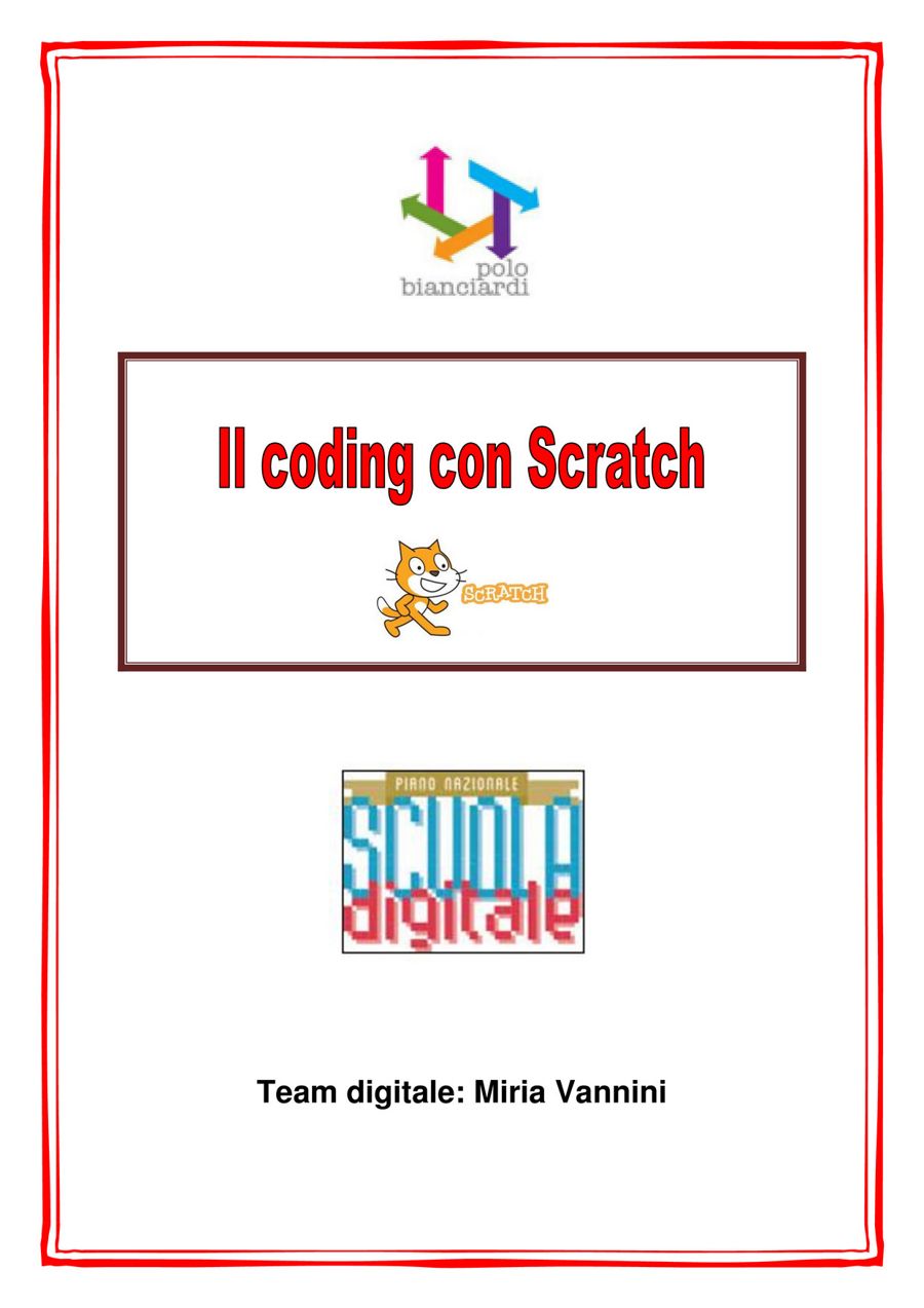IL CODING CON SCRATCH by 9E98667F8D6 - Flipsnack