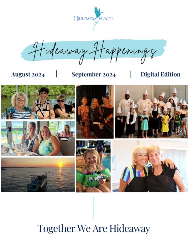Hideaway Happenings Aug. / Sept. Newsletter by Hideaway Beach Club ...