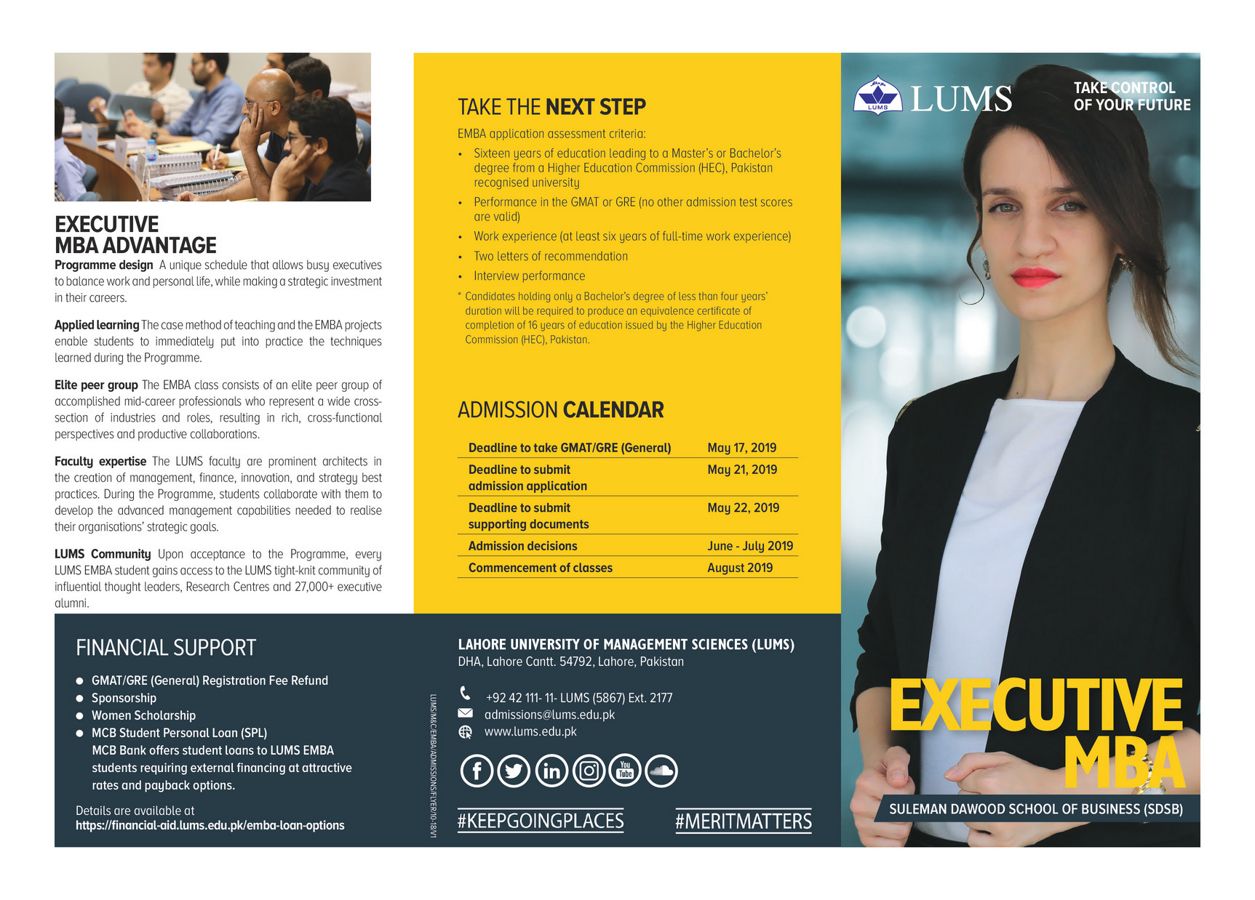 FINAL EMBA FLYER by LUMS - Flipsnack
