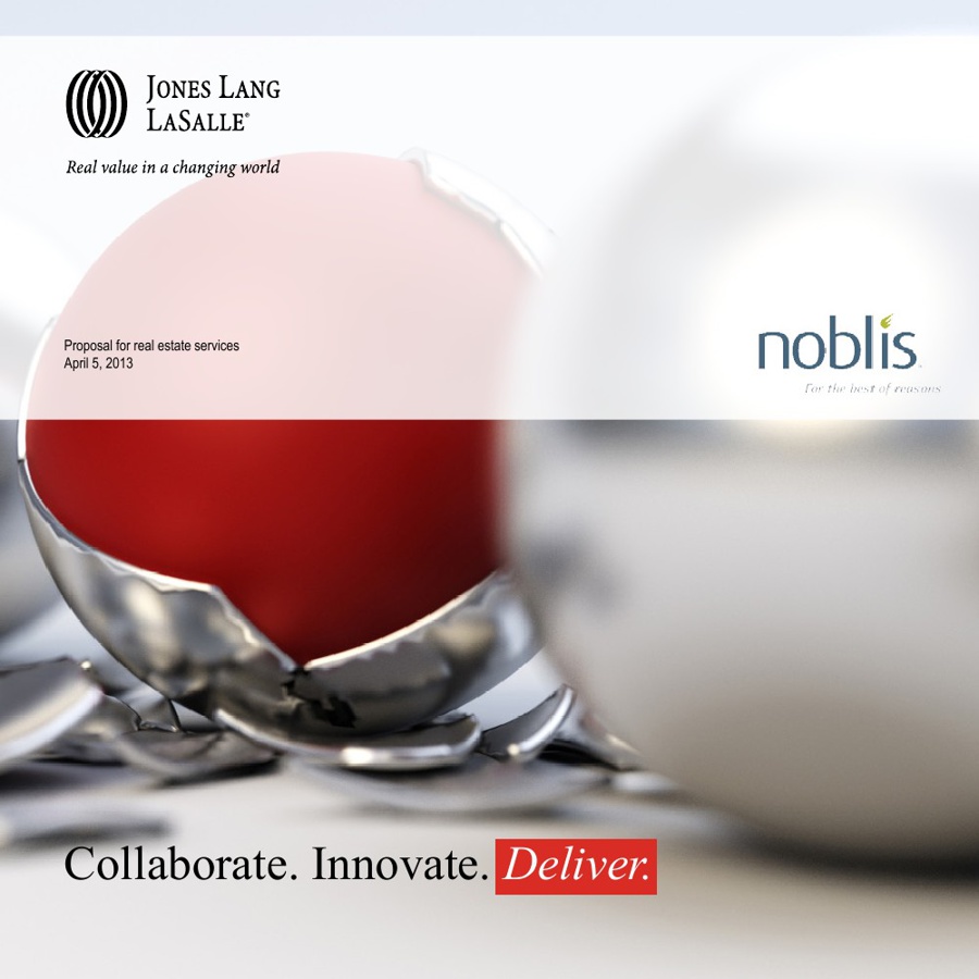 JLL proposal to Noblis by Jones Lang LaSalle - Flipsnack