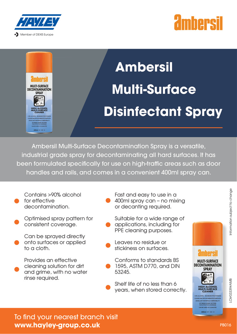 PB015 Ambersil Multi Surface Spray V2 by HAYLEY DEXIS - Flipsnack
