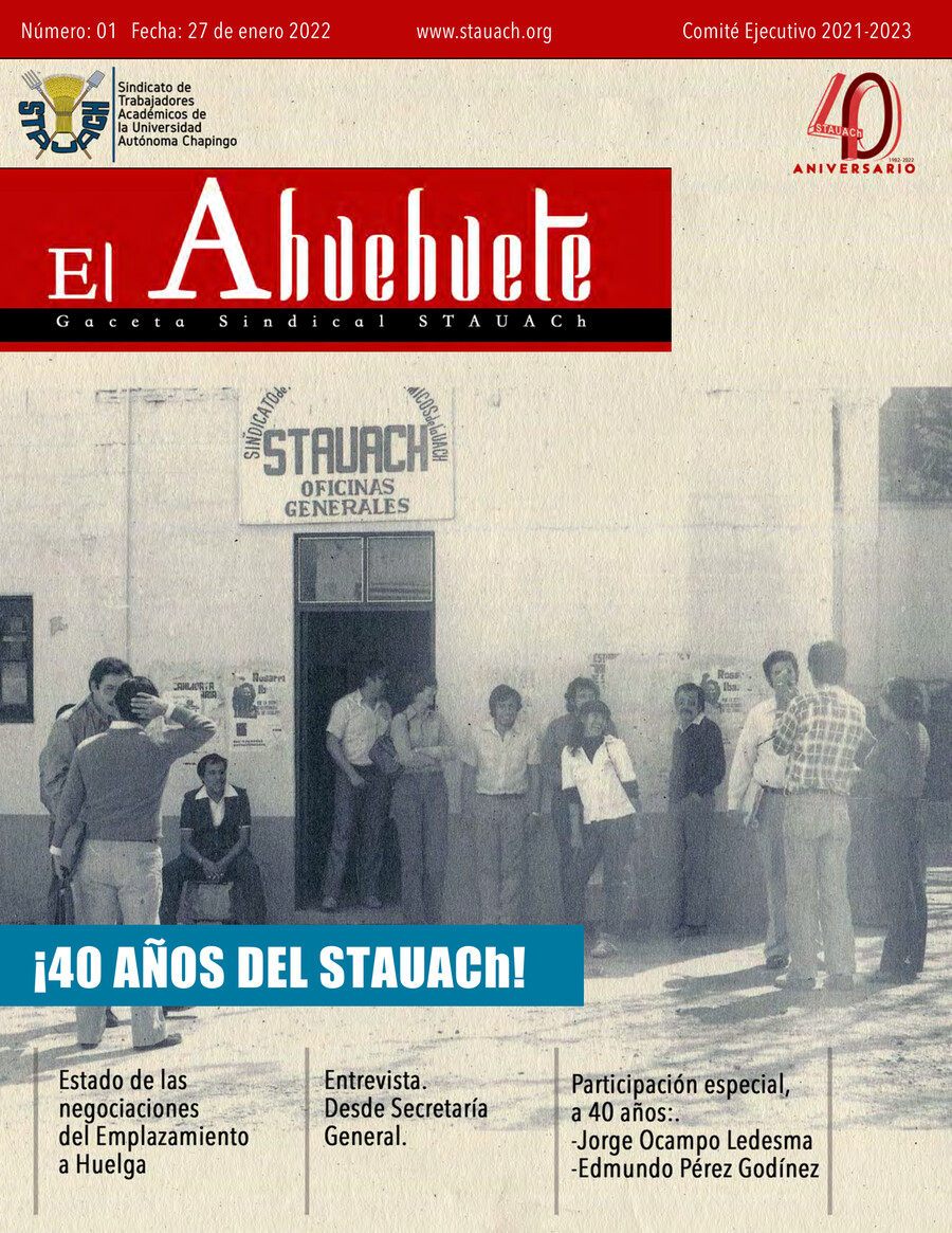 Gaceta Sindical del STAUACh "El Ahuehuete" by PRENSA Y... - Flipsnack