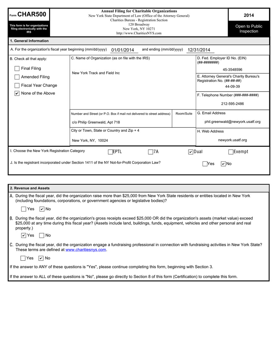 2014 USATF New York Form CHAR500 by sarah.linehan - Flipsnack