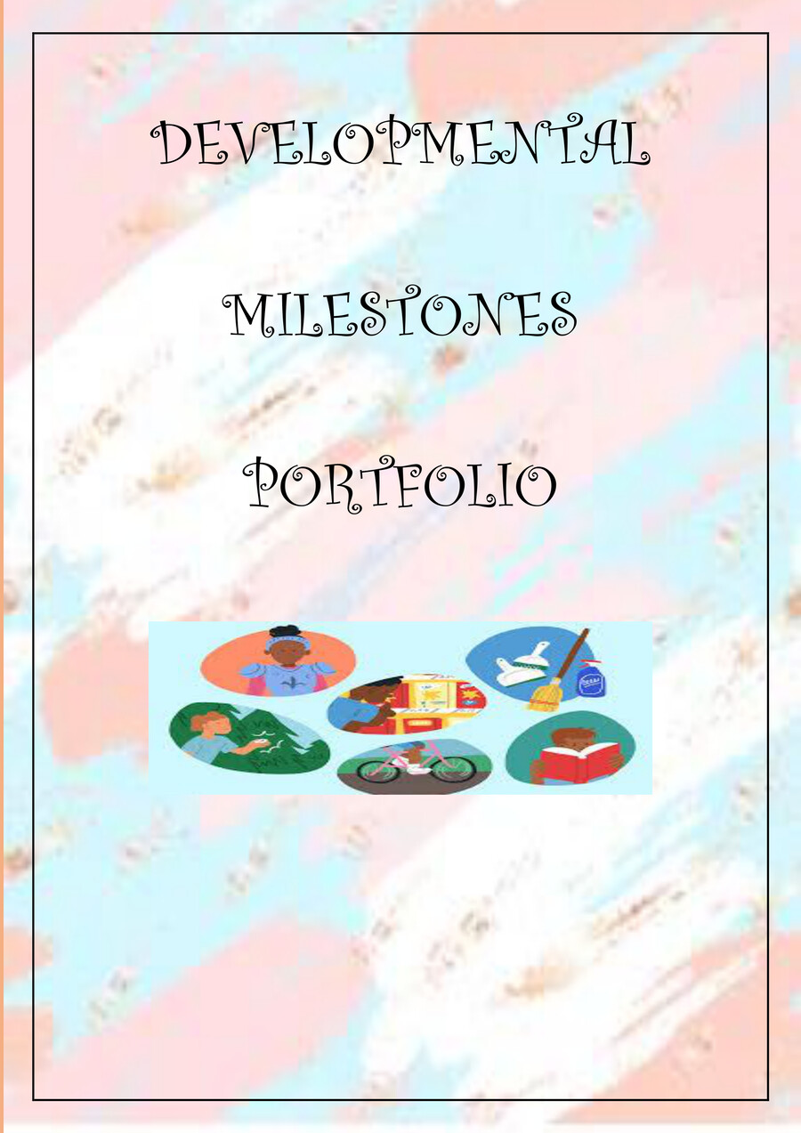 Developmental Milestones Portfolio by Dunntey Forsythe - Flipsnack