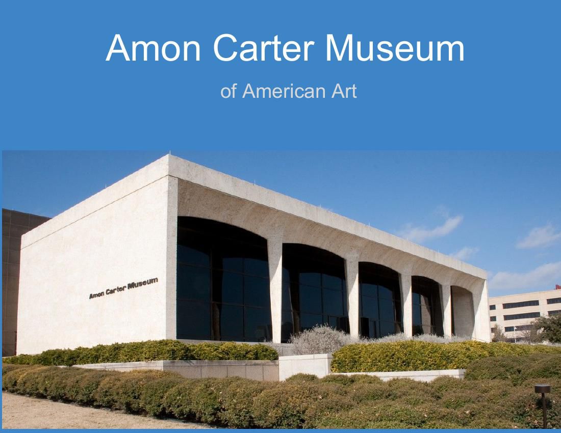 Amon Carter Museum_ebook - Susan Scott by Susan Scott - Flipsnack