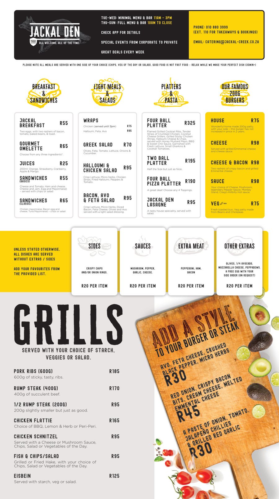 Jackal Den Food Menu - Jan 2019 by jackalden - Flipsnack