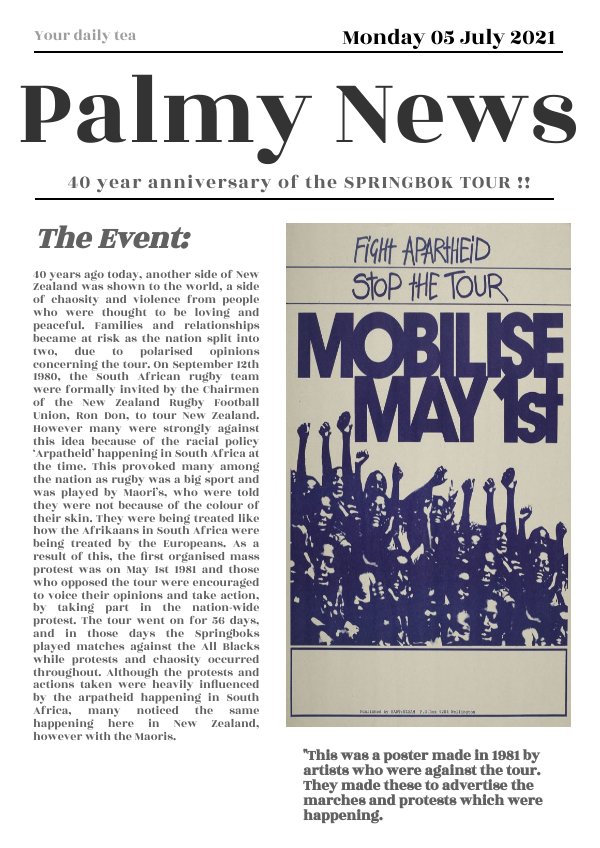 Springbok Tour 1981 by Lopeta Malu - Flipsnack