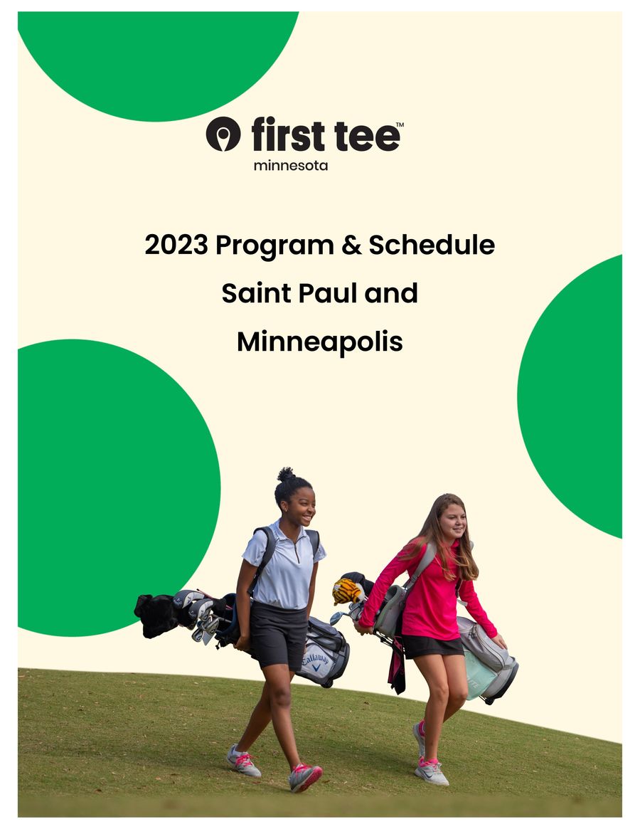 2023 First Tee Program Guide for Saint Paul and Minneapolis by Jim ...