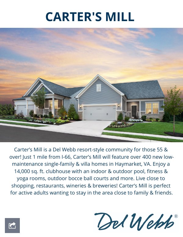 Carpenters Mill By Pulte Homes