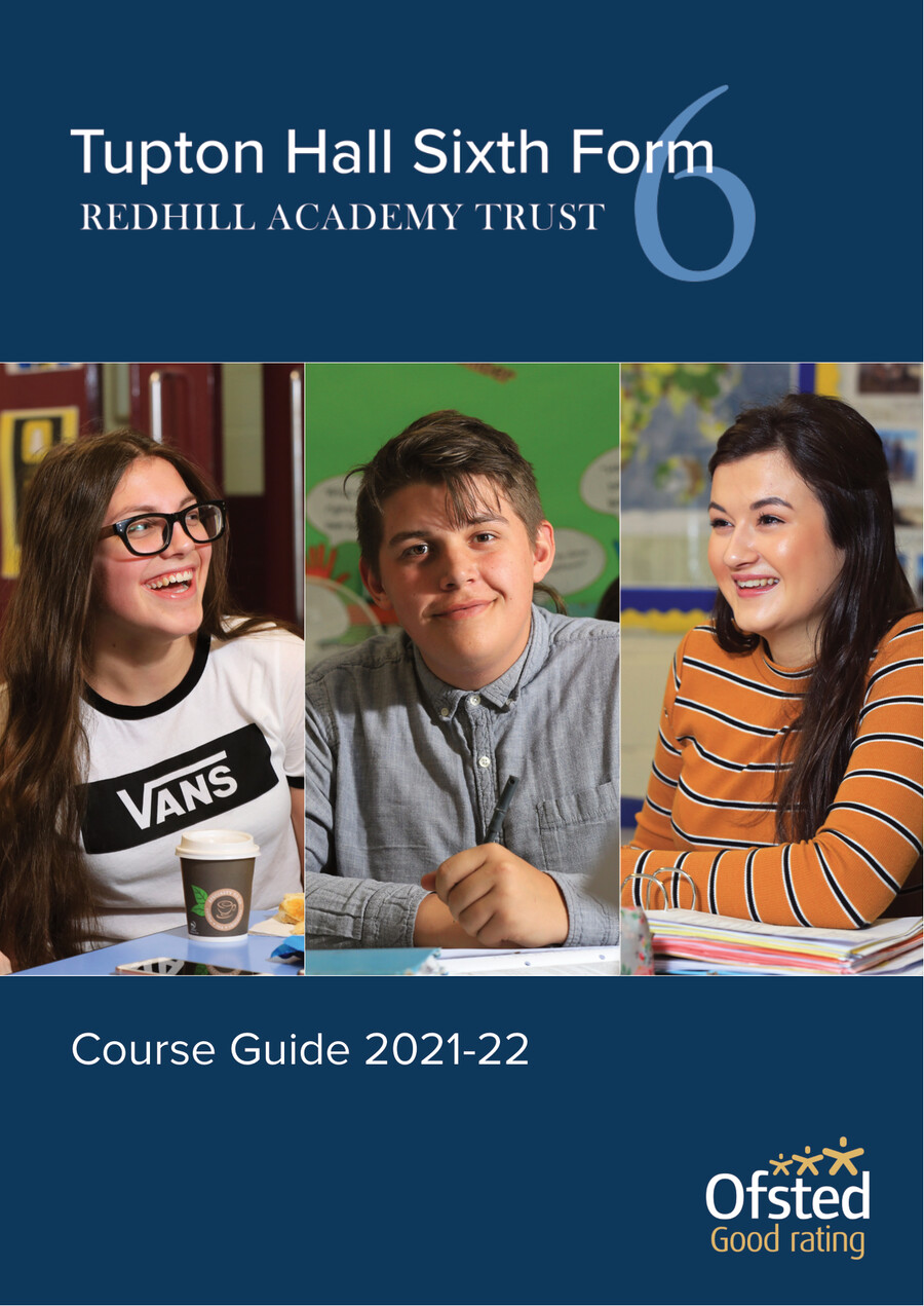 Tupton Hall Sixth Form - Course Guide 2021-22 by Hayley Gallimore ...