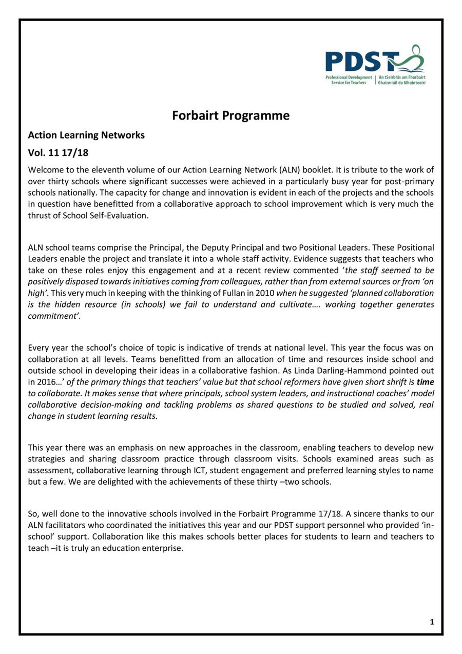 Forbairt Booklet Final PDF by PDST - Flipsnack